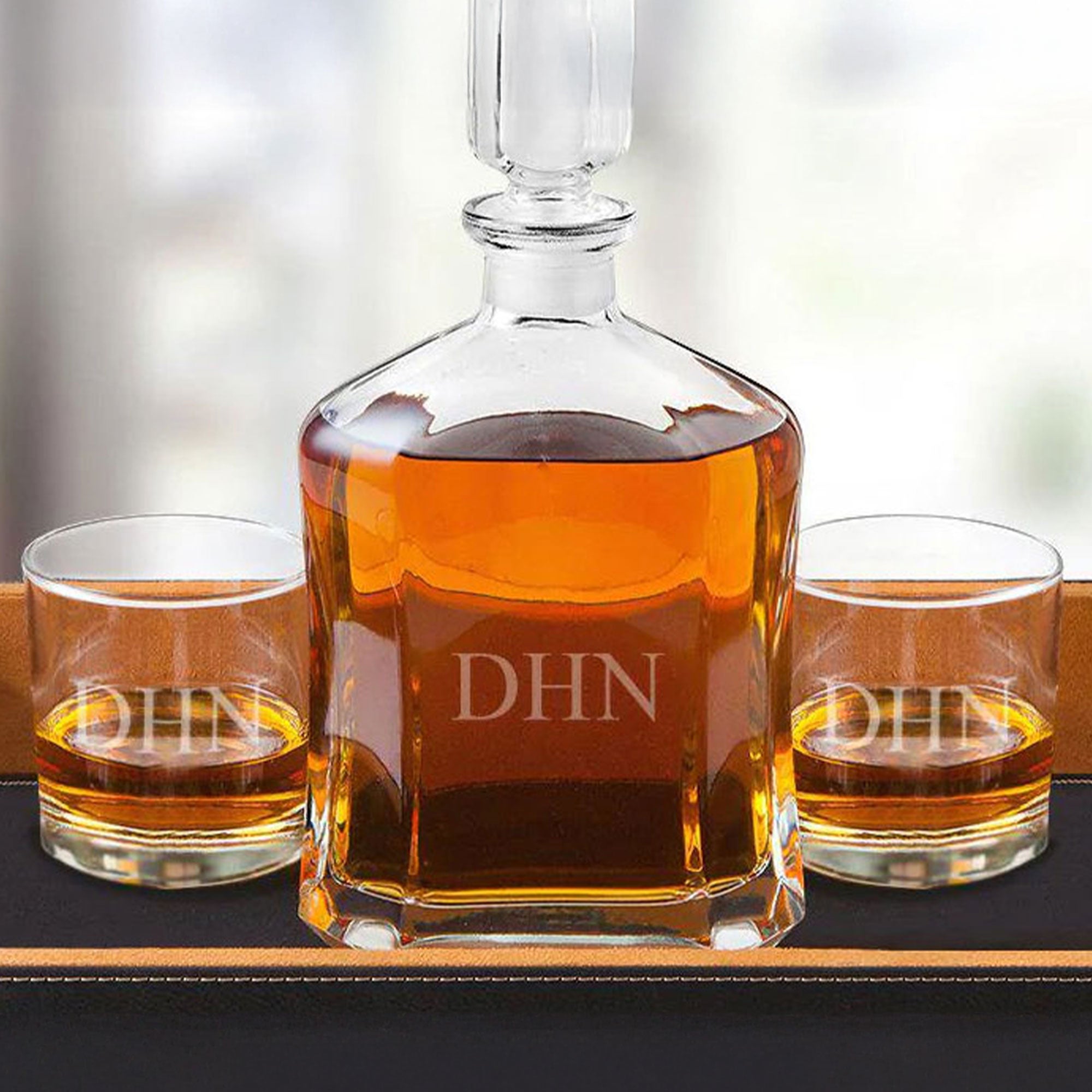 Personalized Decanter - Custom Engraved Whiskey Decanter